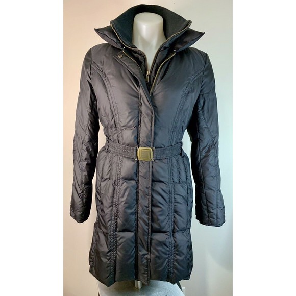 Andrew Marc | Jackets & Coats | Andrew Marc Long Black Belted Puffer ...